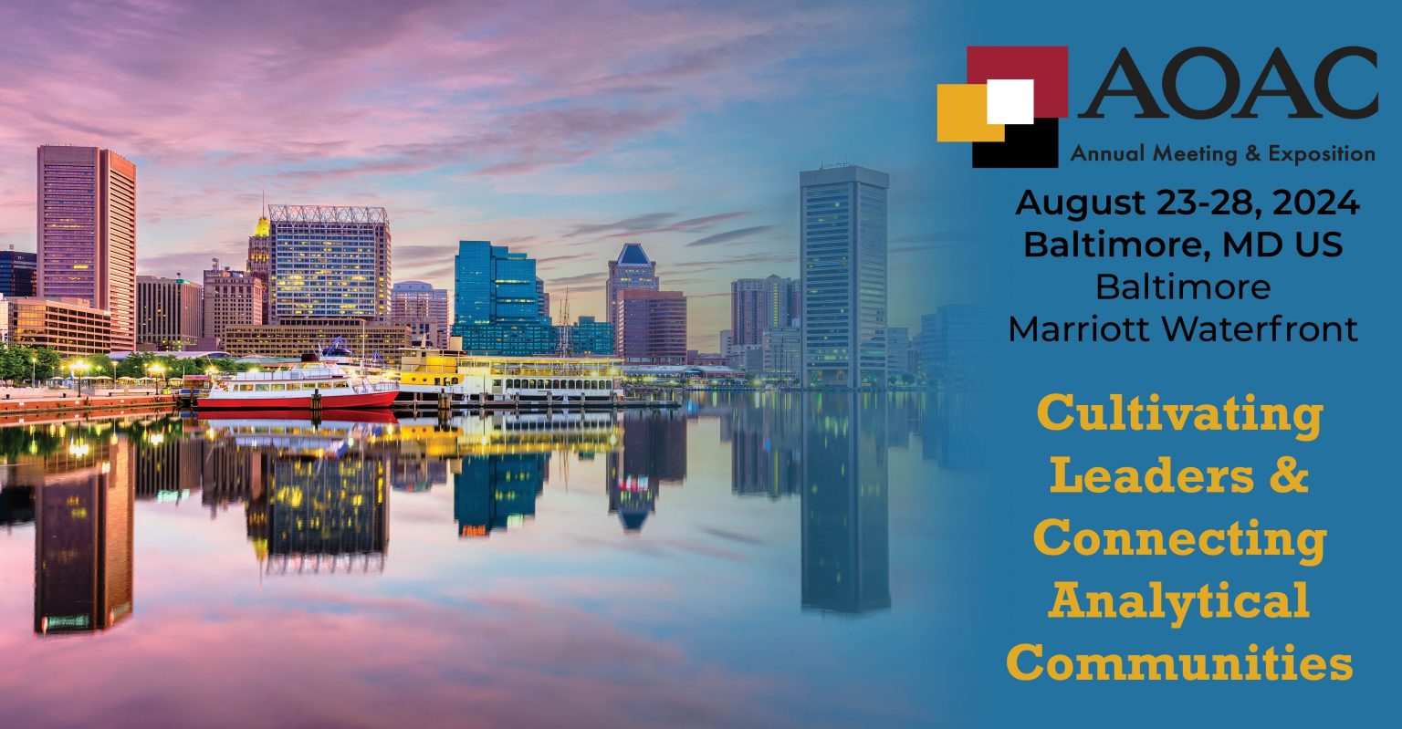 Before You Go - AOAC INTERNATIONAL